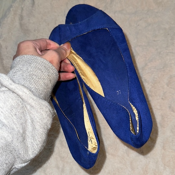 Shoes | Royal Blue Flats | Poshmark